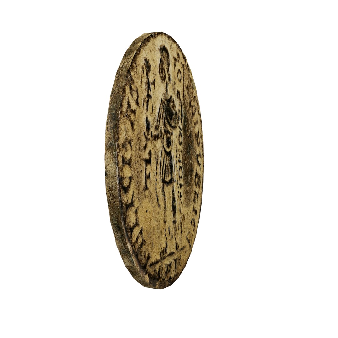 Old Ancient Roman Coin 3D Model - TurboSquid 1482287