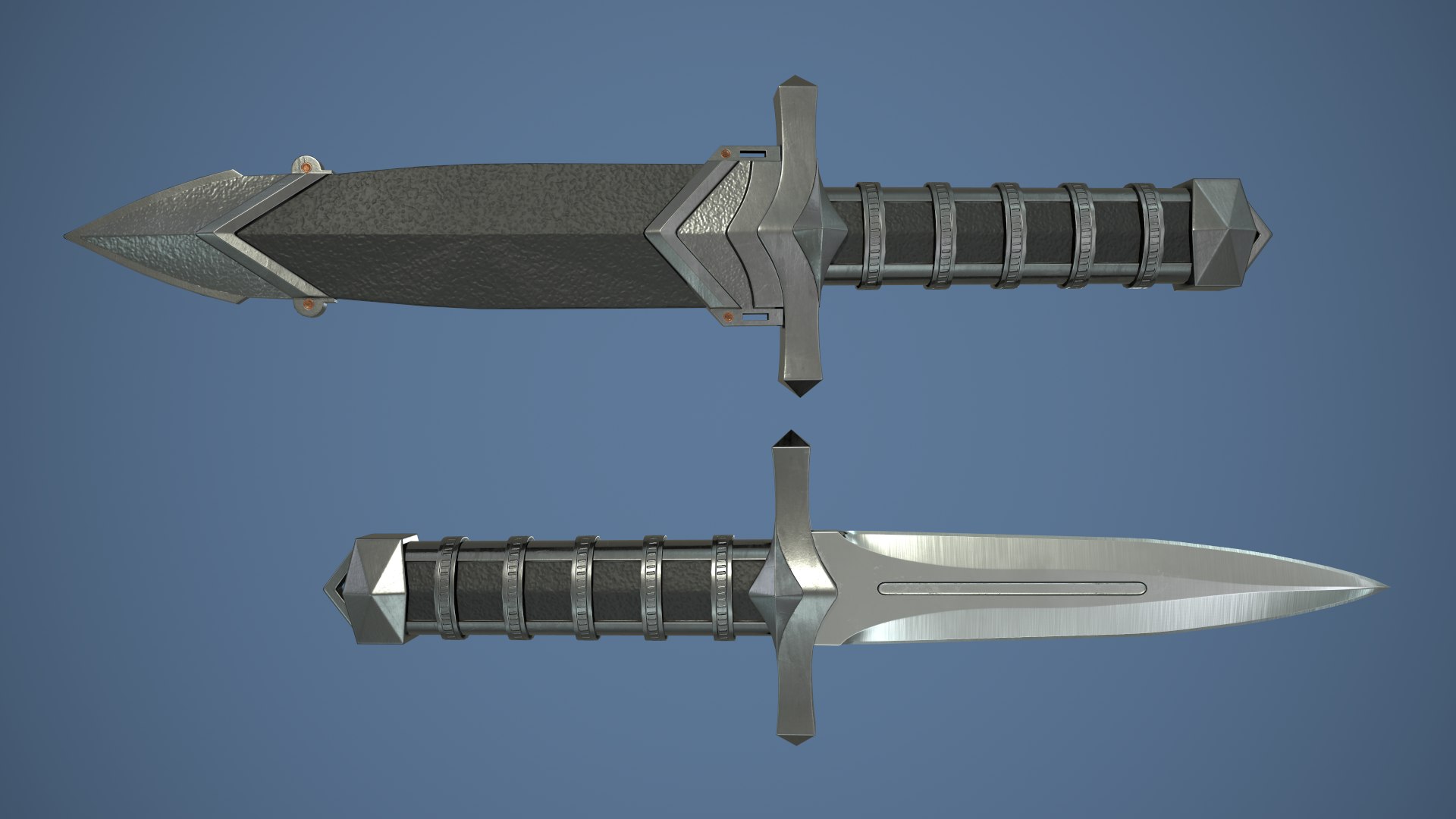 3D Dagger Weapon Knife - TurboSquid 1669855