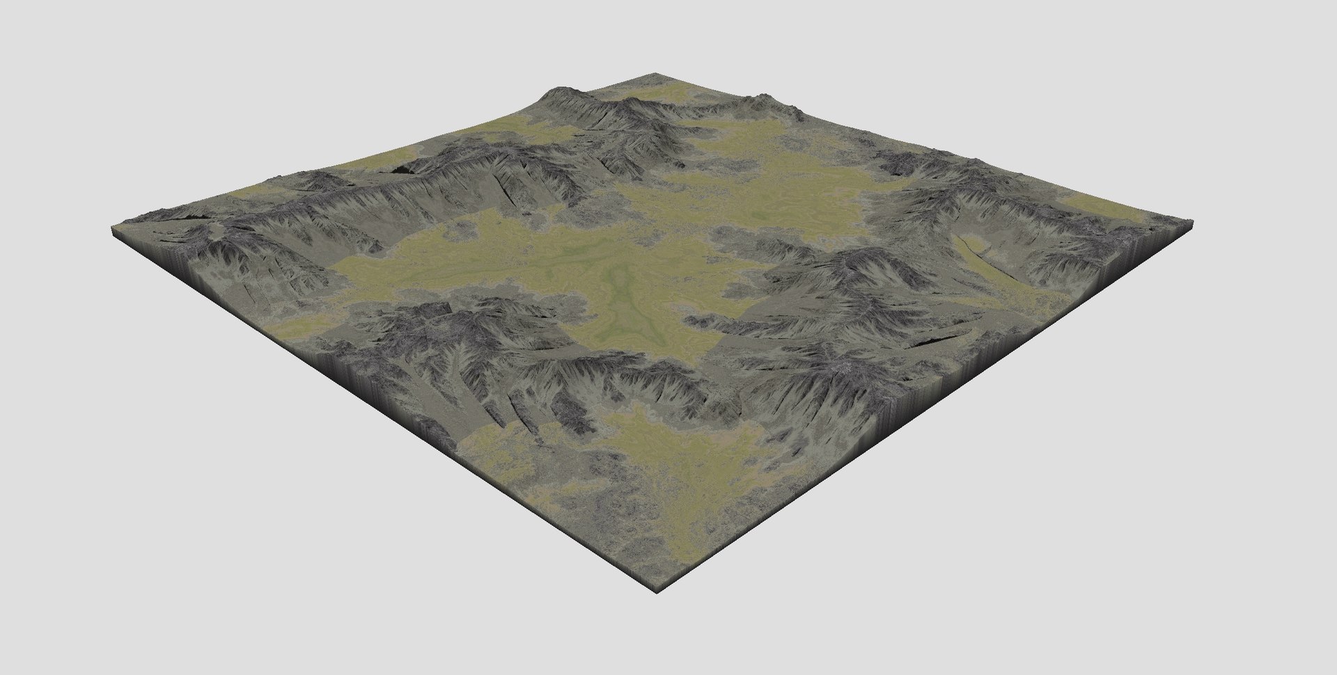 3D Valley Terrain - TurboSquid 1610576