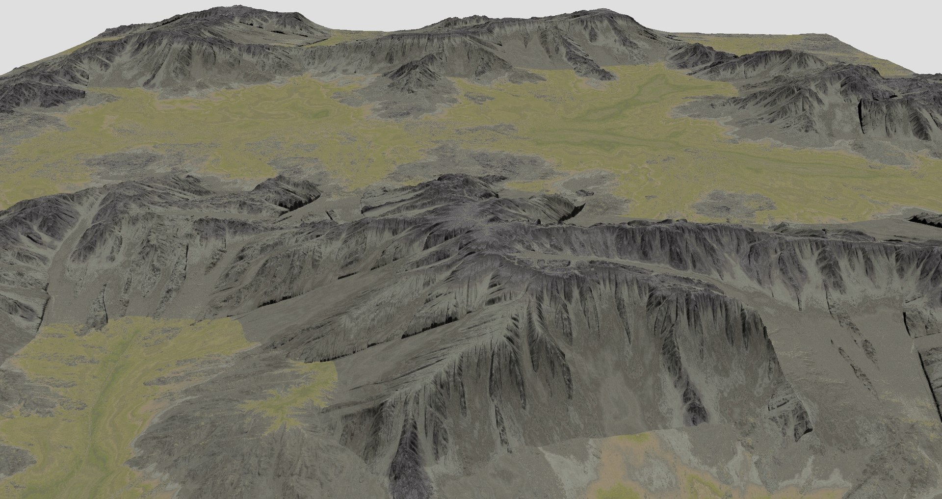 3D Valley Terrain - TurboSquid 1610576