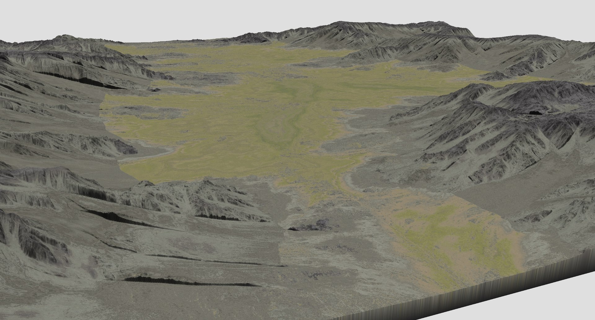 3D Valley Terrain - TurboSquid 1610576