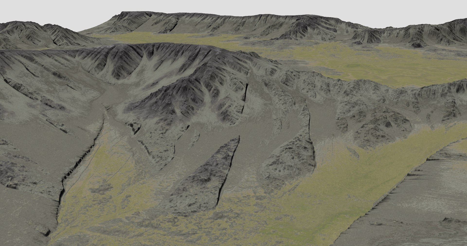 3D Valley Terrain - TurboSquid 1610576