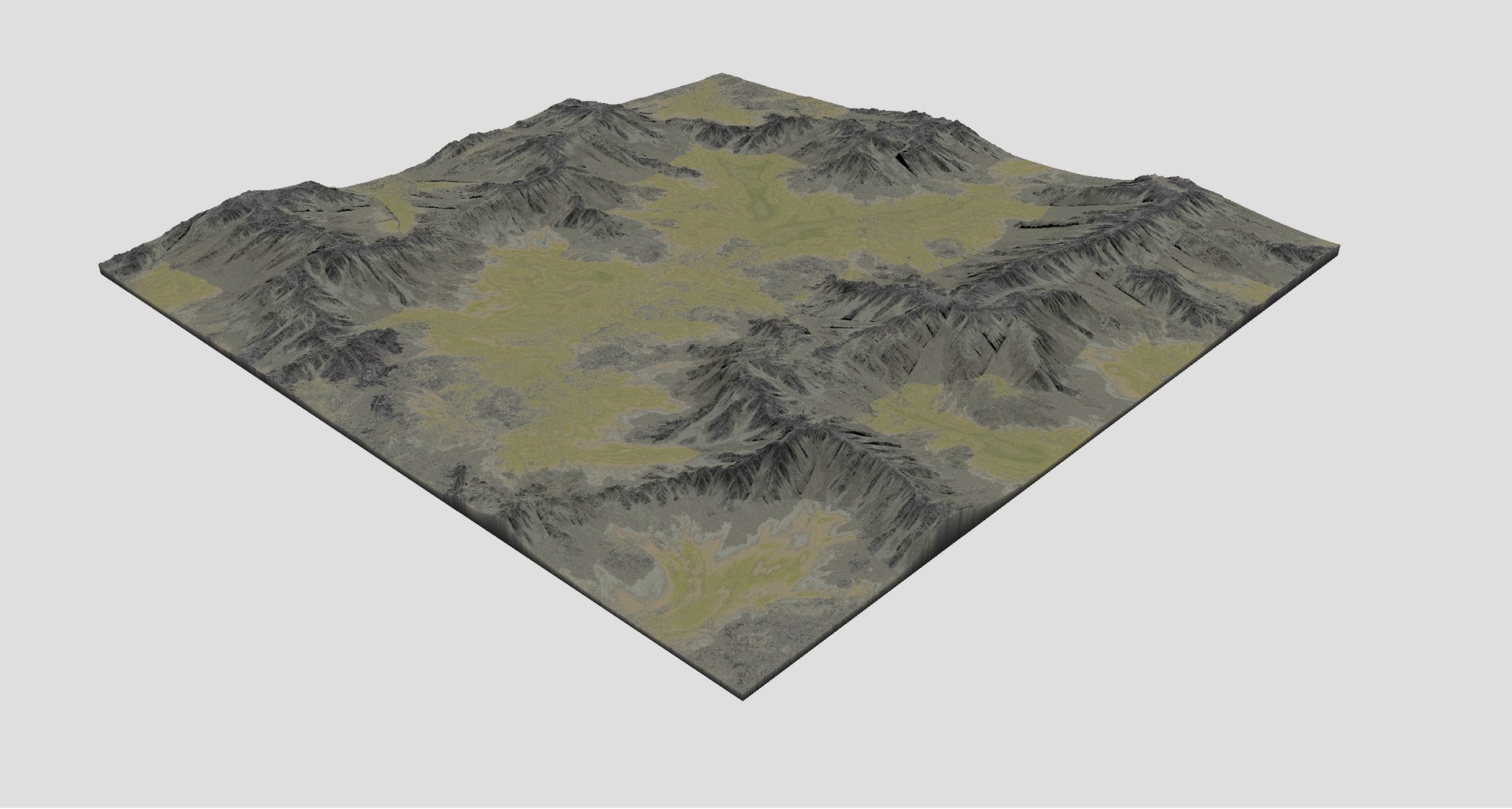3D Valley Terrain - TurboSquid 1610576
