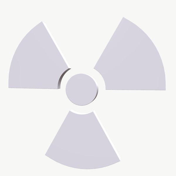 3D model radiation logo subdiv - TurboSquid 1260825