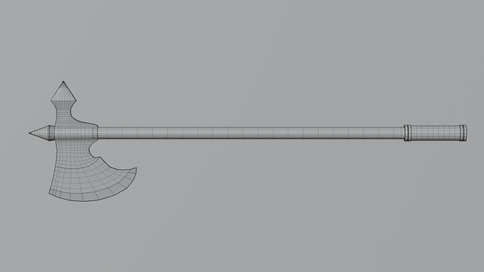 Free Simple Medieval Style Great Axe 3D - TurboSquid 2166276