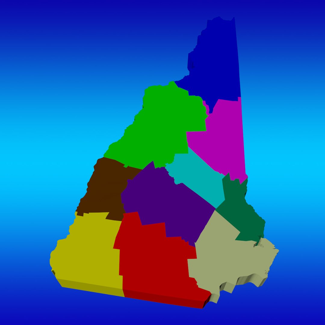 Counties New Hampshire 3d 3ds