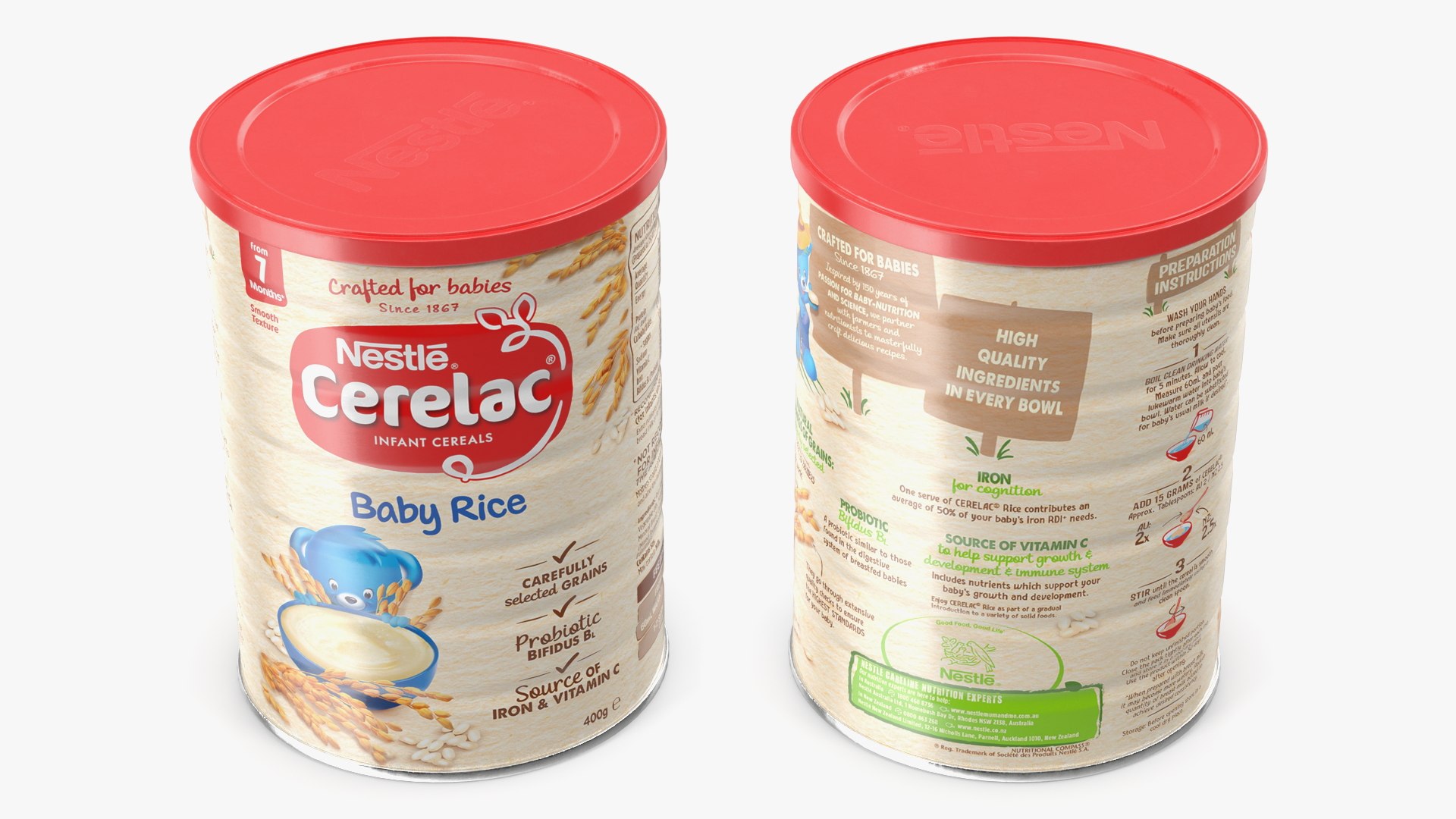 Nestle Cerelac Baby Rice 3D Model - TurboSquid 1919637