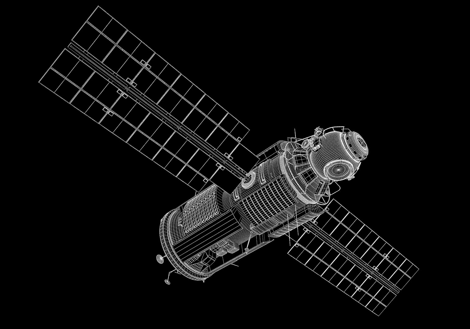 Zarya Functional Cargo Block Model - TurboSquid 1403519