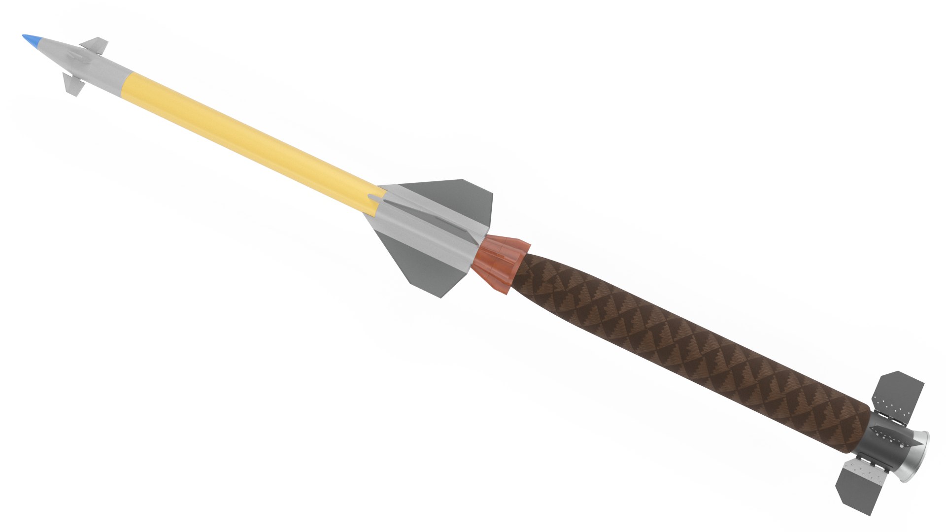 3D Pantsir S1 Two-Stage Missile 57E6E - TurboSquid 2007675