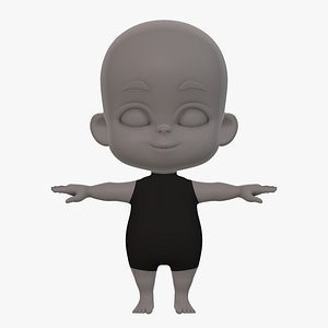 Cartoon child v04 model - TurboSquid 1485498