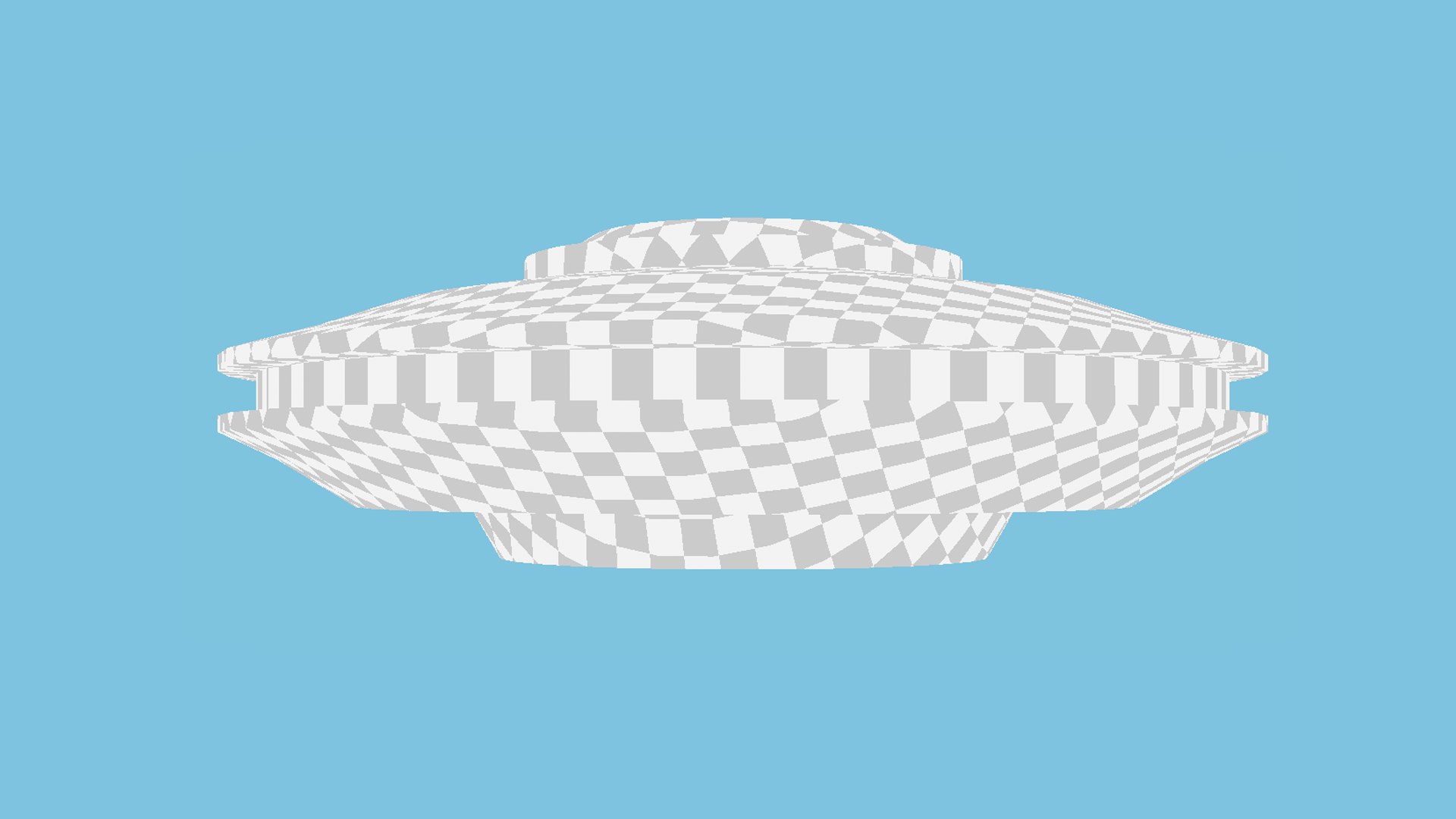 3D Model Spaceship UFO A3 - Chrome - Alien SciFi Vehicle - TurboSquid ...