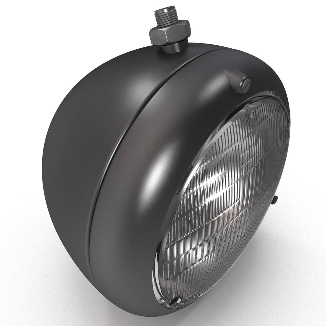 3d Motorcycle Headlight