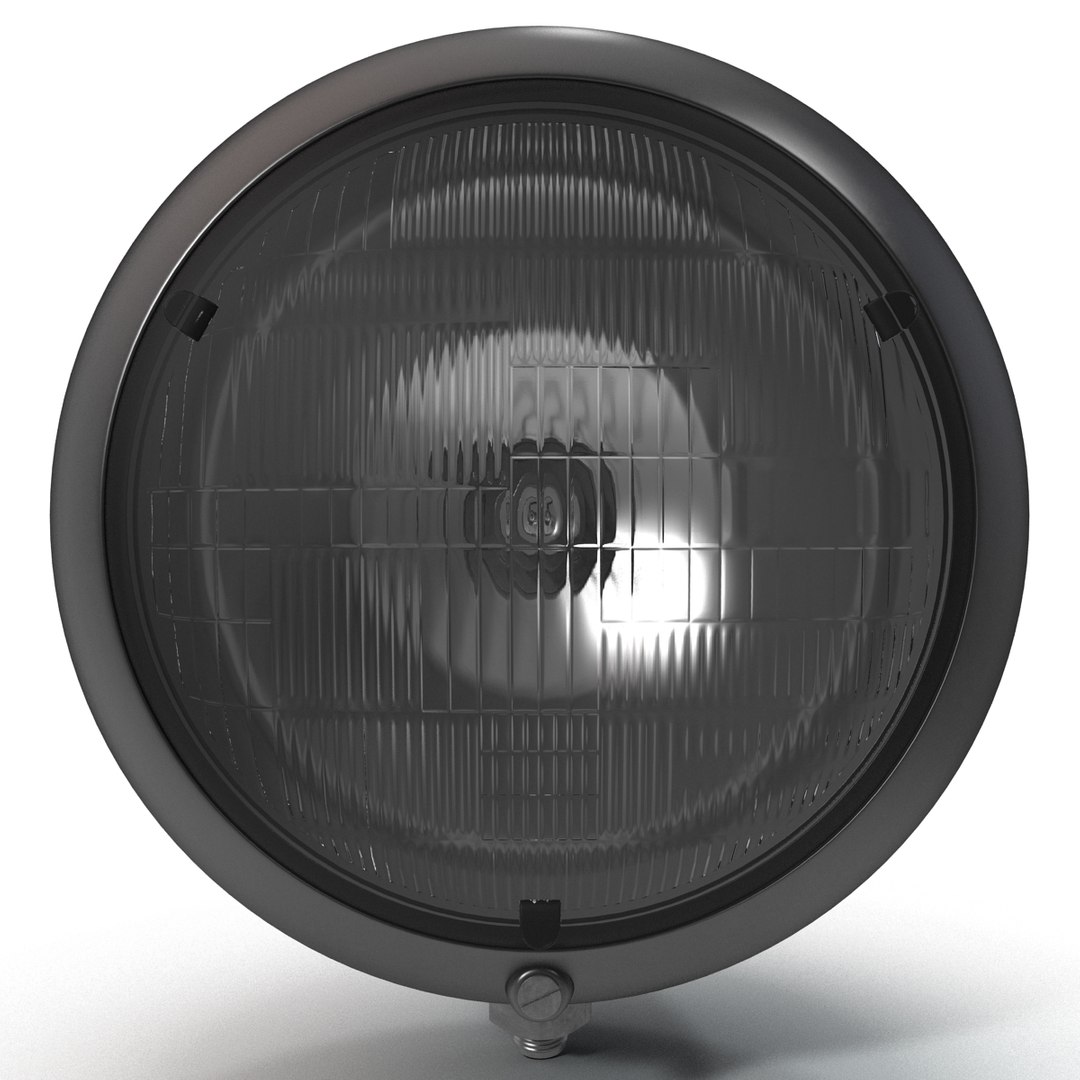 3d Motorcycle Headlight