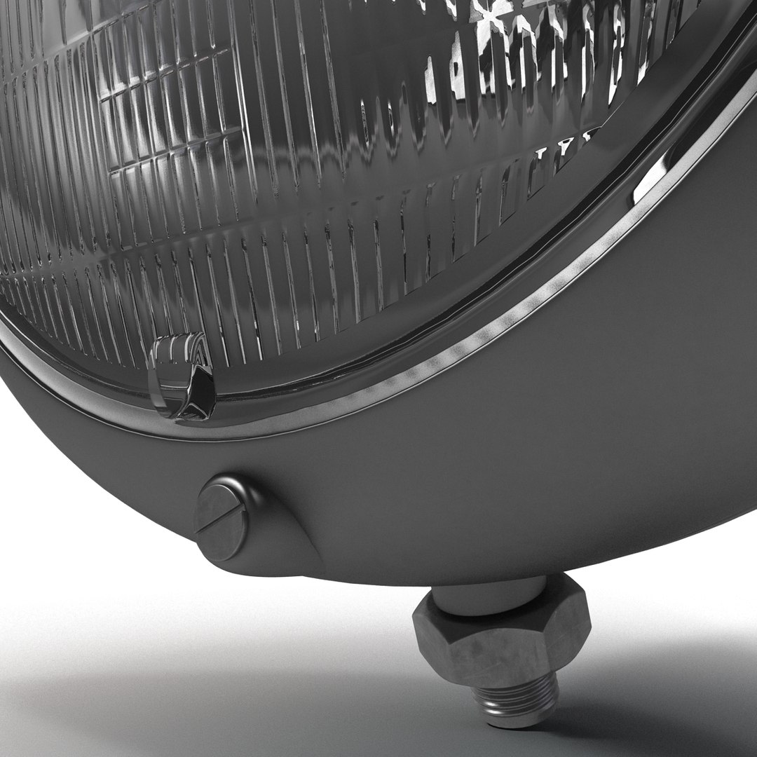 3d Motorcycle Headlight