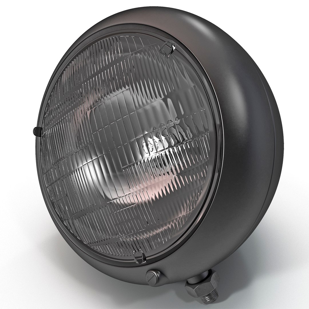 3d Motorcycle Headlight