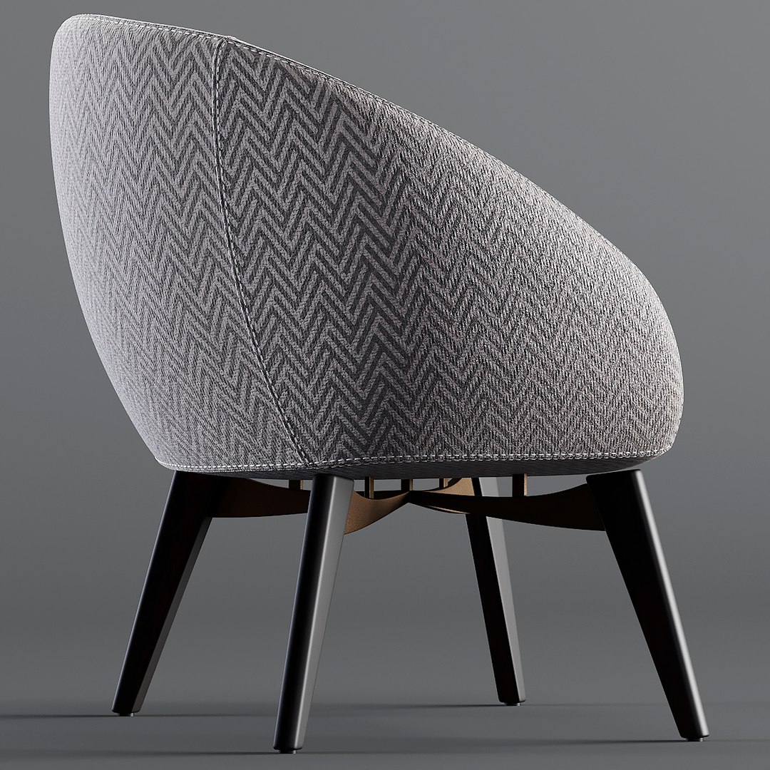 Minotti Russell Lounge 3D Model - TurboSquid 1563963