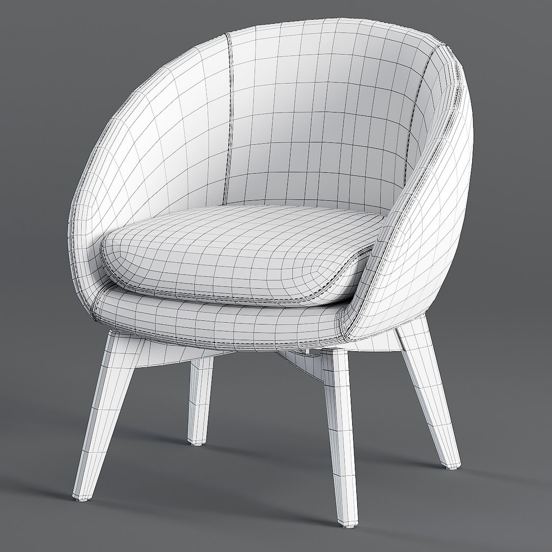 Minotti Russell Lounge 3D Model - TurboSquid 1563963