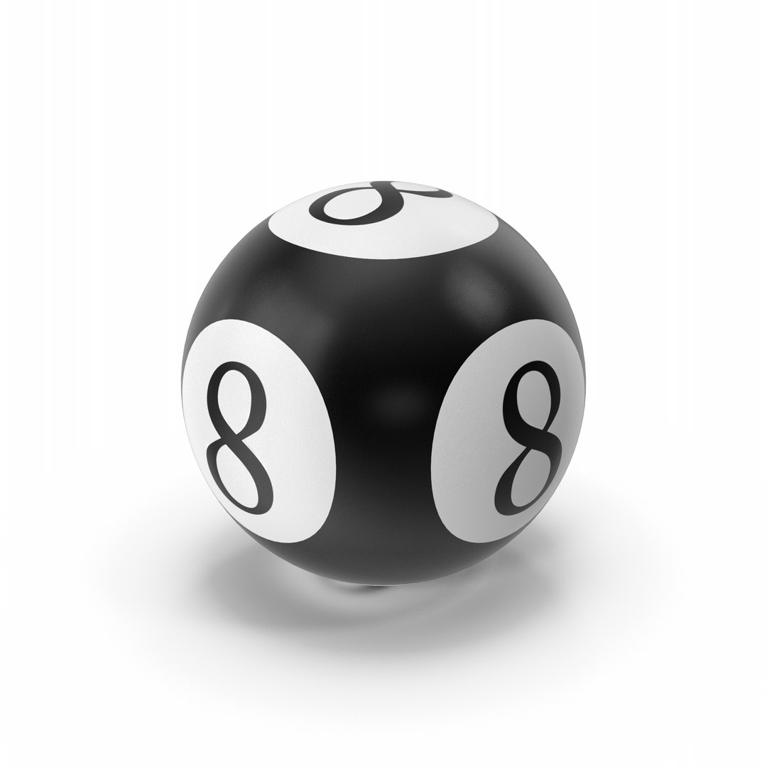 3D Bingo Ball 8 - TurboSquid 2260867
