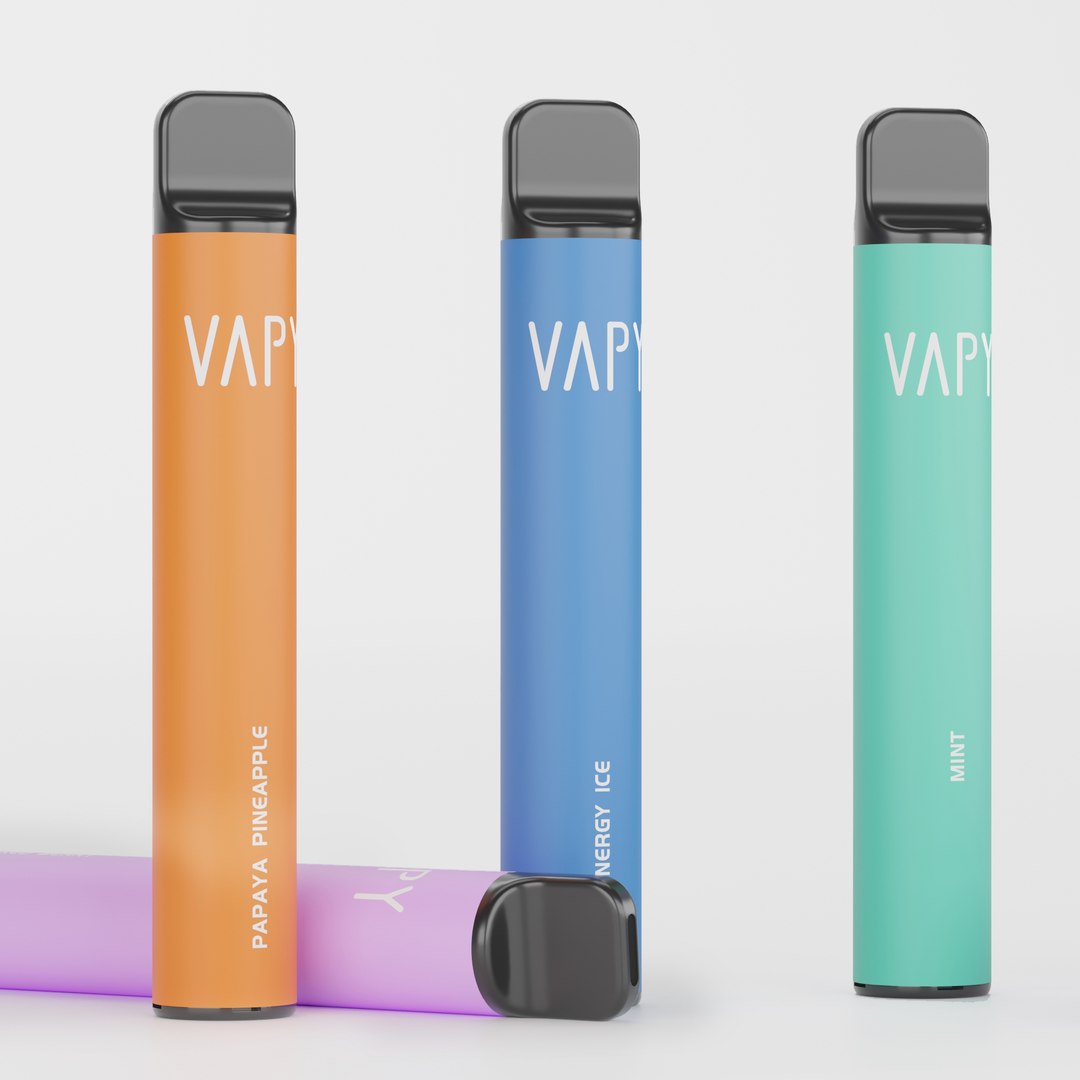 Disposable E-cigarettes Pencils Vapy 3D Model - TurboSquid 1870939