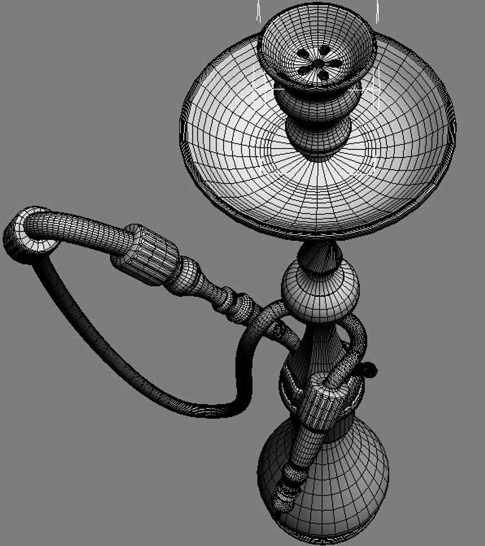 Nargile Nargilla Hookah 3d Model