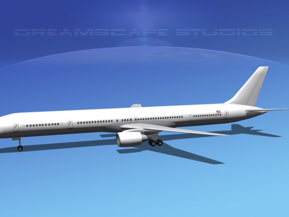 3d model boeing 757-300