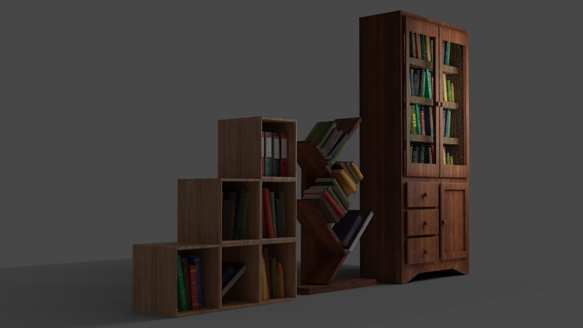 Bookshelf 3D Model - TurboSquid 1886841