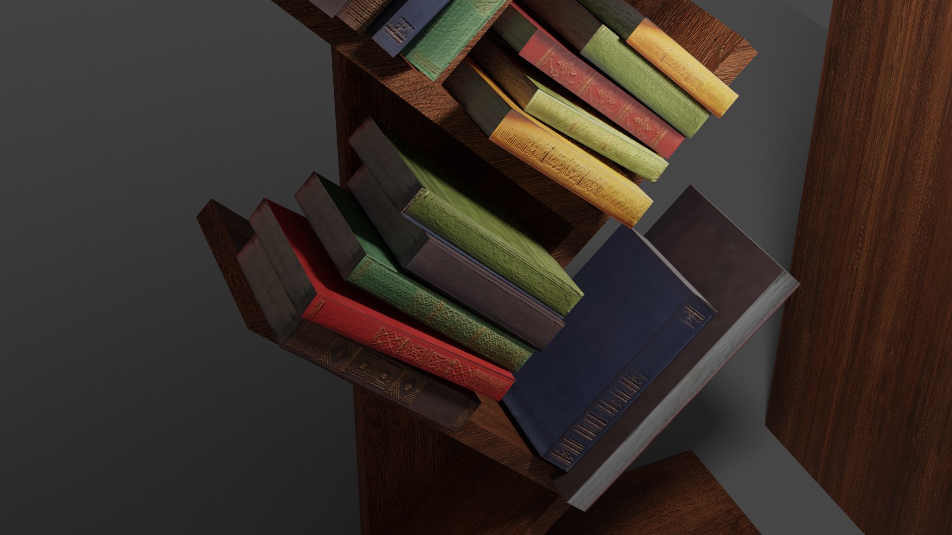 Bookshelf 3D Model - TurboSquid 1886841