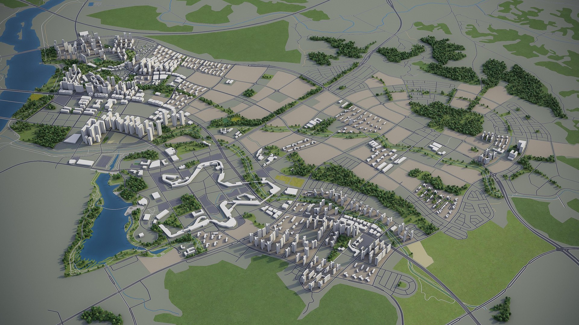 3D Sejong Surrounding - Model - TurboSquid 1473158