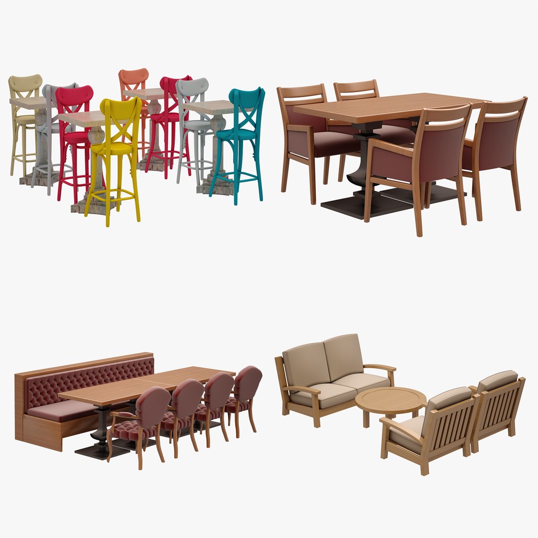 3D 24 Set - TurboSquid 1263440