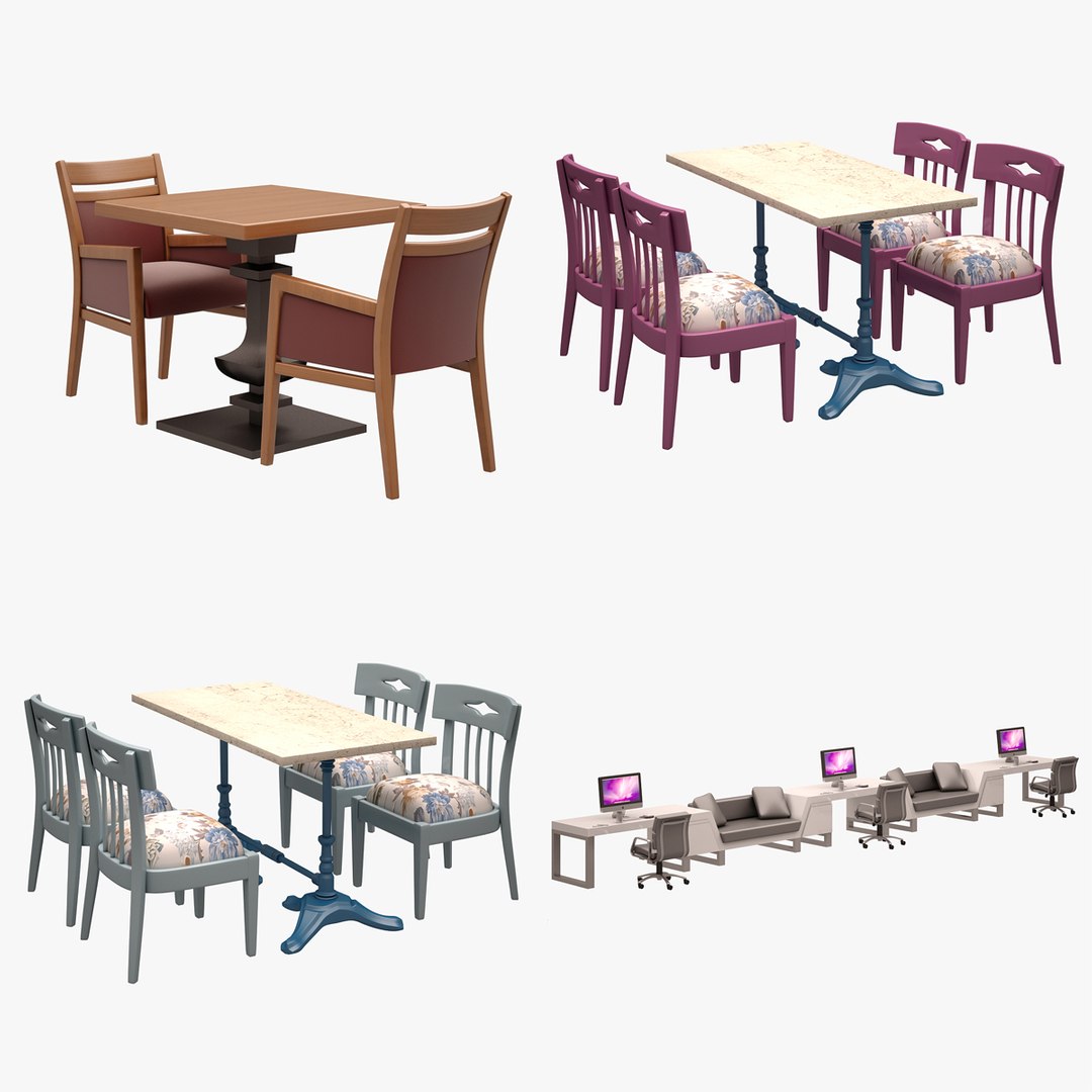 3D 24 Set - TurboSquid 1263440