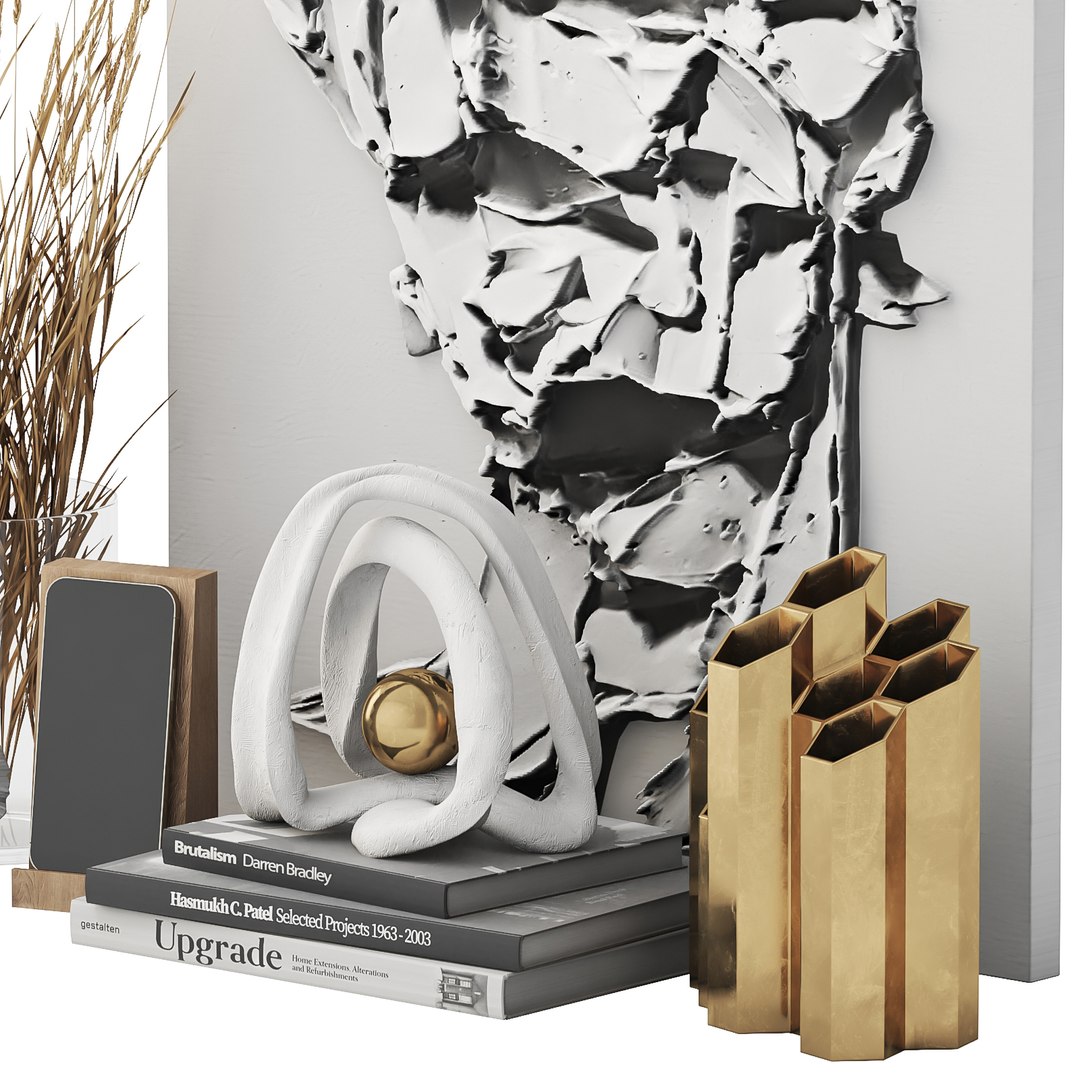 3D Model Dec Set Plaster Portrait 05 - TurboSquid 2143966