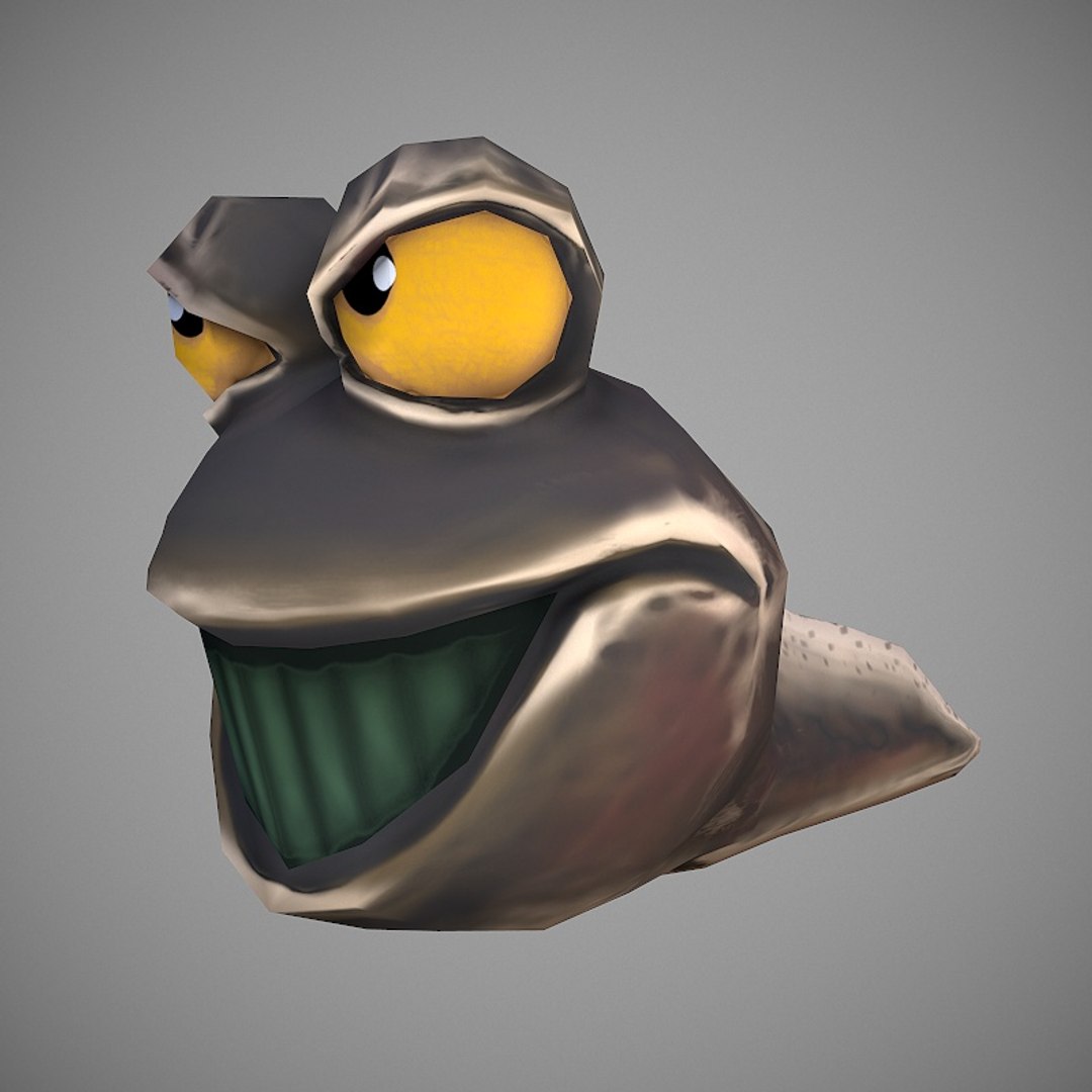 Tadpole Cartoon 3D Model - TurboSquid 1335258