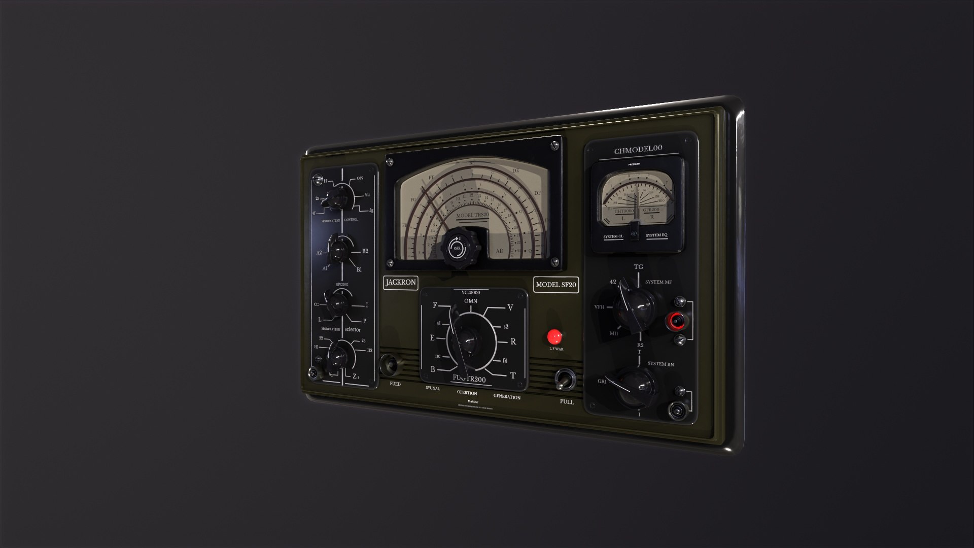 Control Panel 3D Model - TurboSquid 1931747