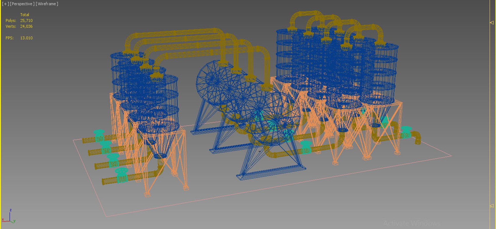 Industrial Silo 6 3D Model - TurboSquid 1541442