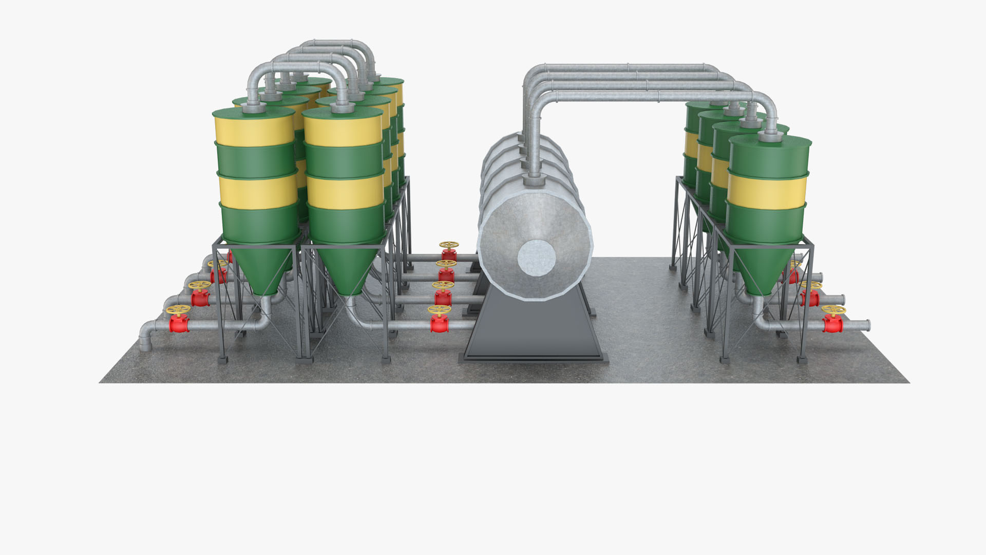 Industrial Silo 6 3D Model - TurboSquid 1541442