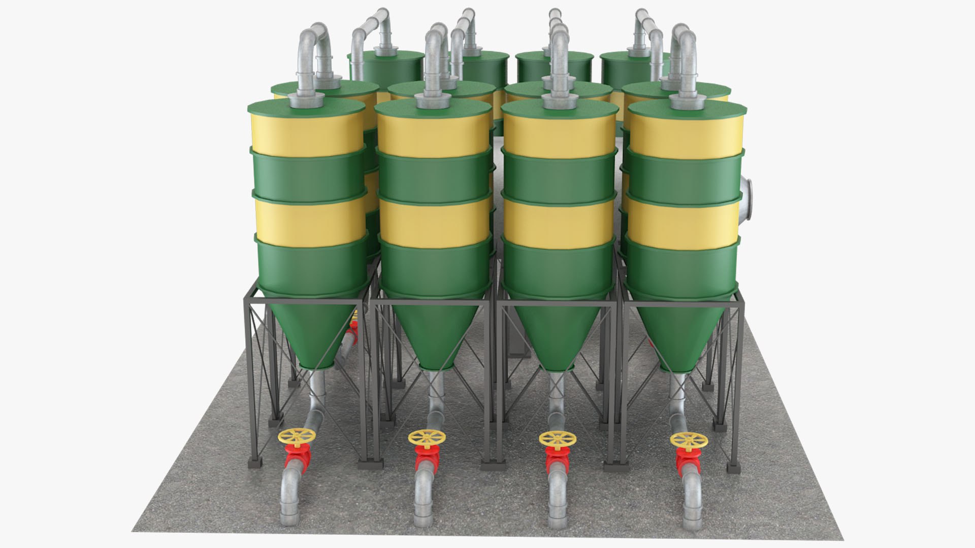 Industrial Silo 6 3D Model - TurboSquid 1541442