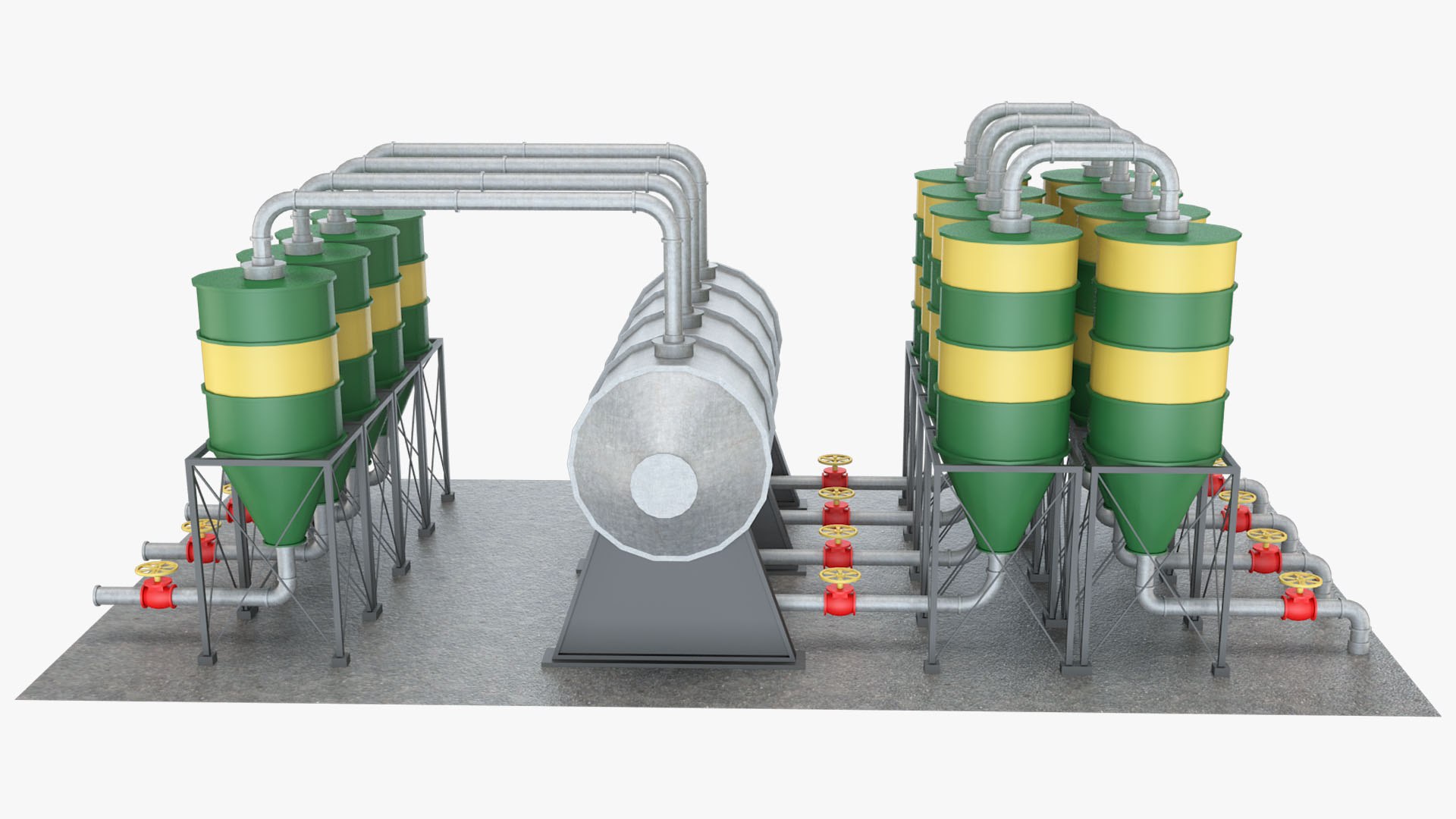 Industrial Silo 6 3D Model - TurboSquid 1541442