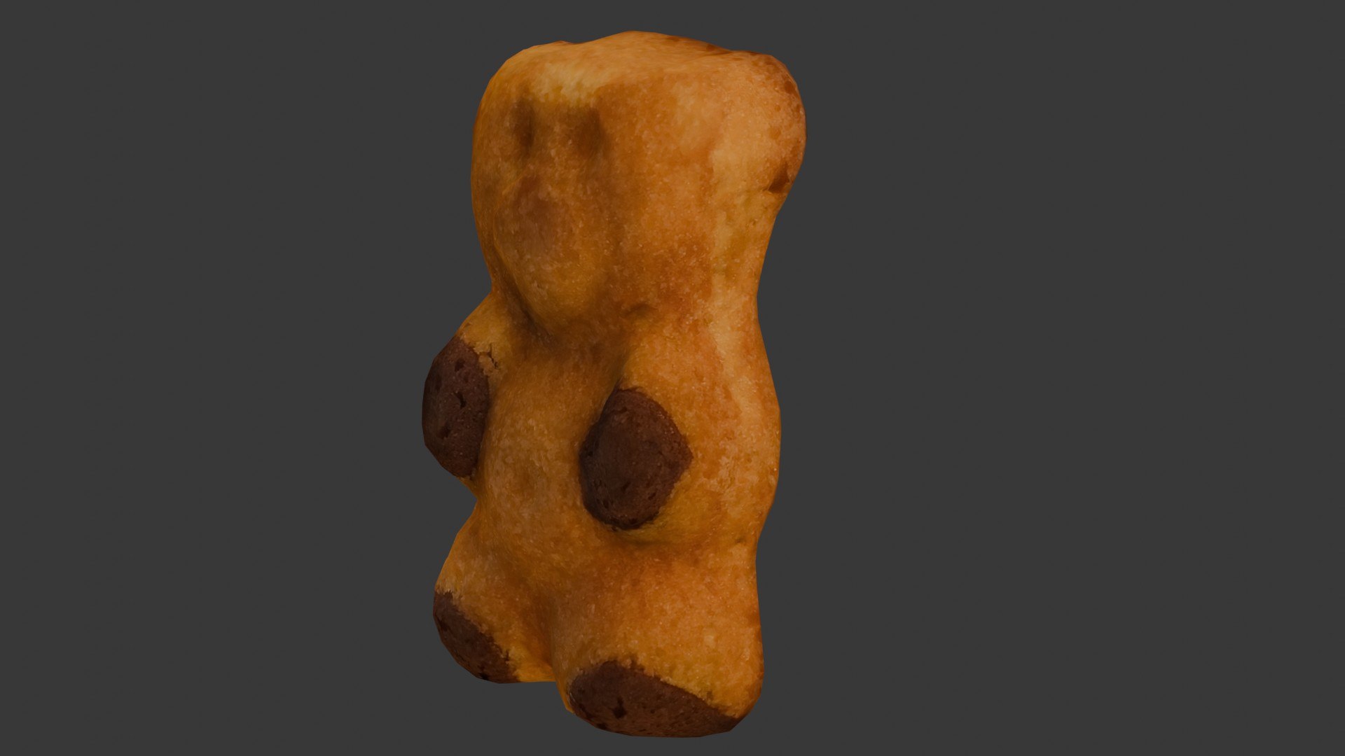 Chocolate Chip Teddy Bear Cake 3D Scan 3D Model - TurboSquid 2408767