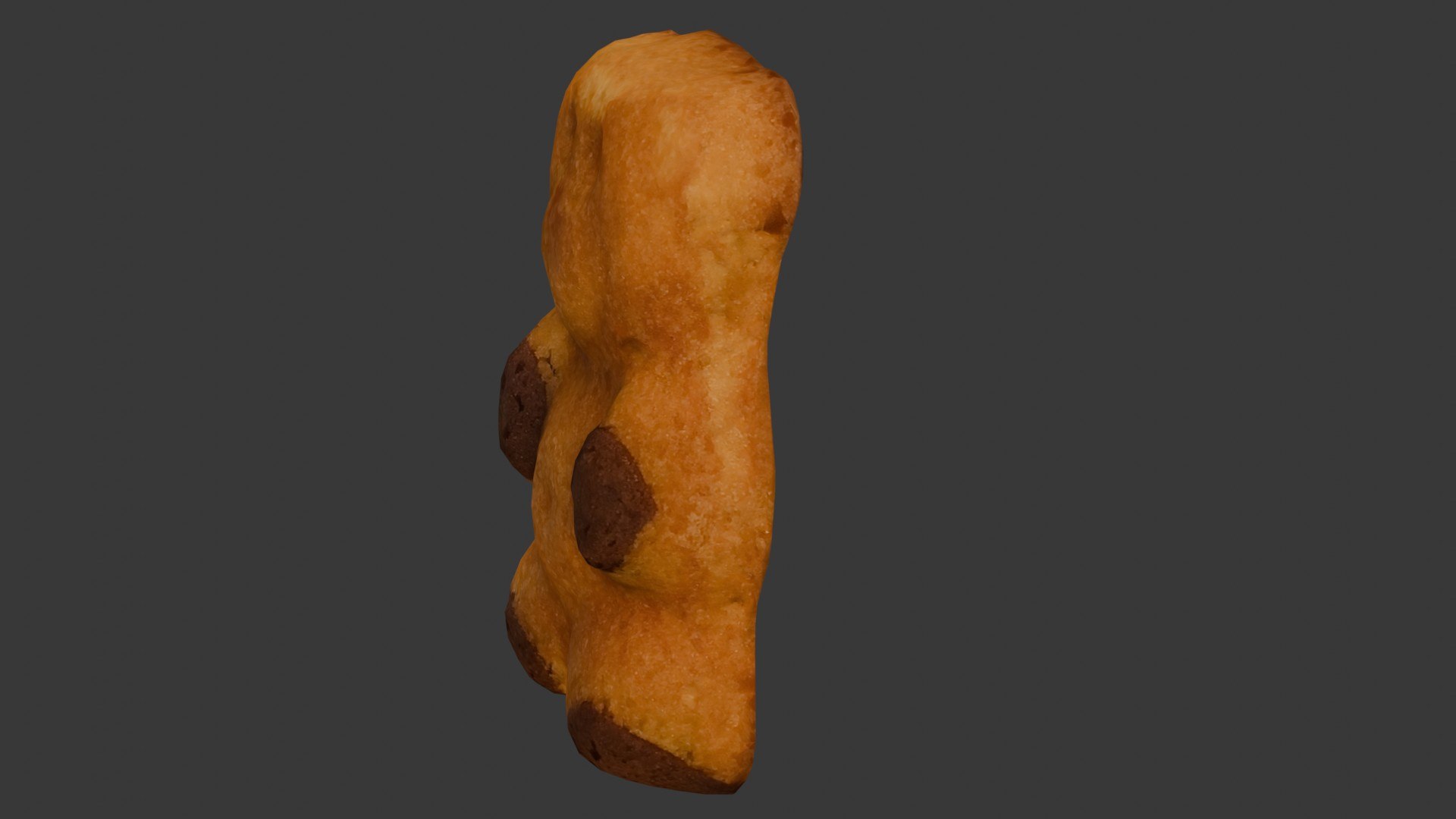 Chocolate Chip Teddy Bear Cake 3D Scan 3D Model - TurboSquid 2408767