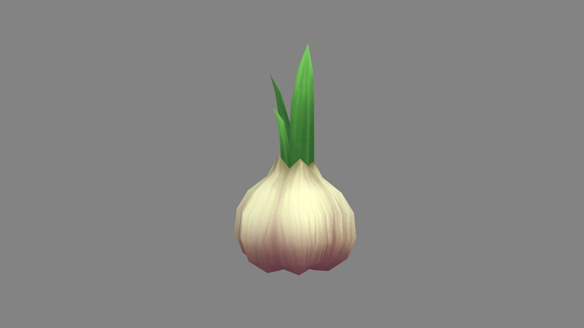 3D Model Sprouted Garlic Low-poly 3D Model - TurboSquid 1934332