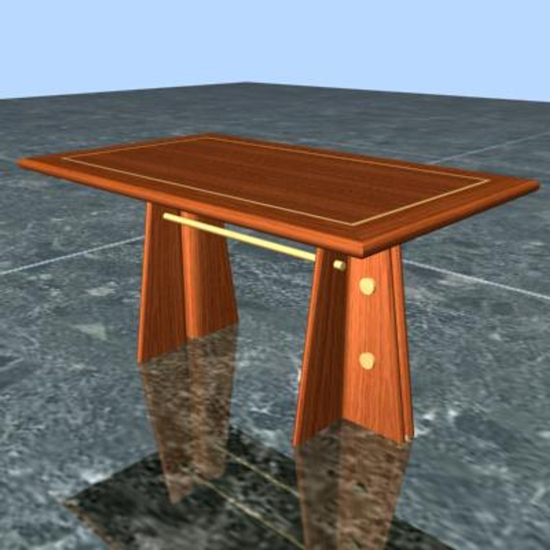 Center Table 3d Max