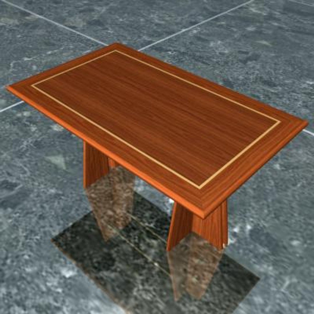 Center Table 3d Max