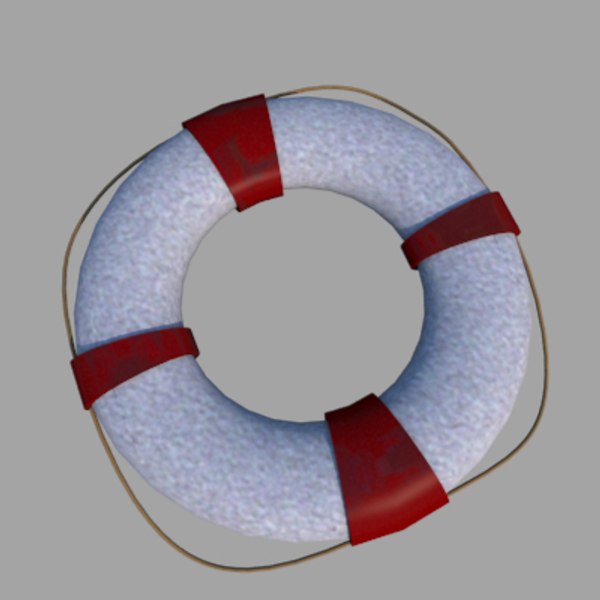 3d life preserver model