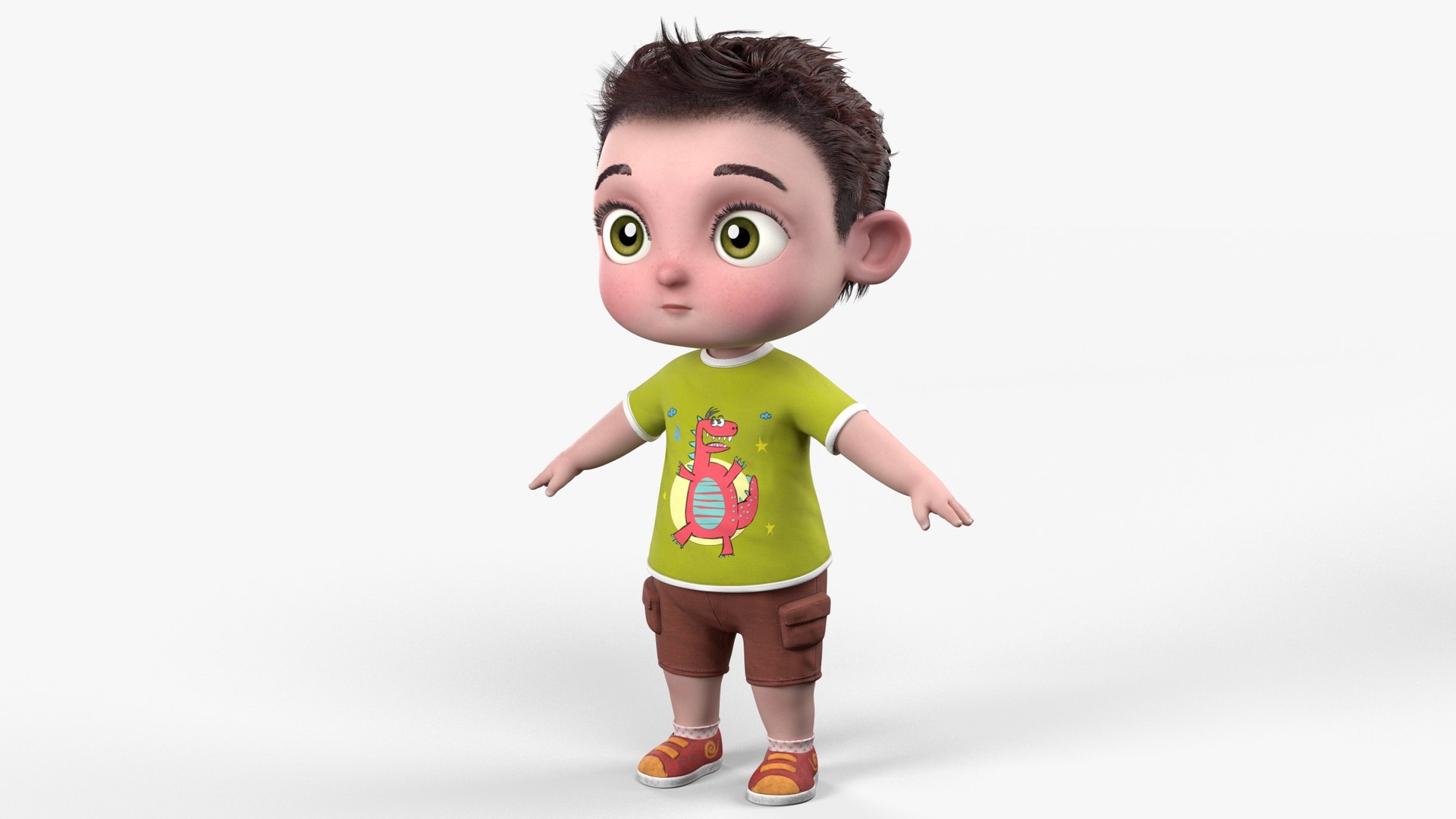 Cartoon Baby Toddler 3D - TurboSquid 1540455