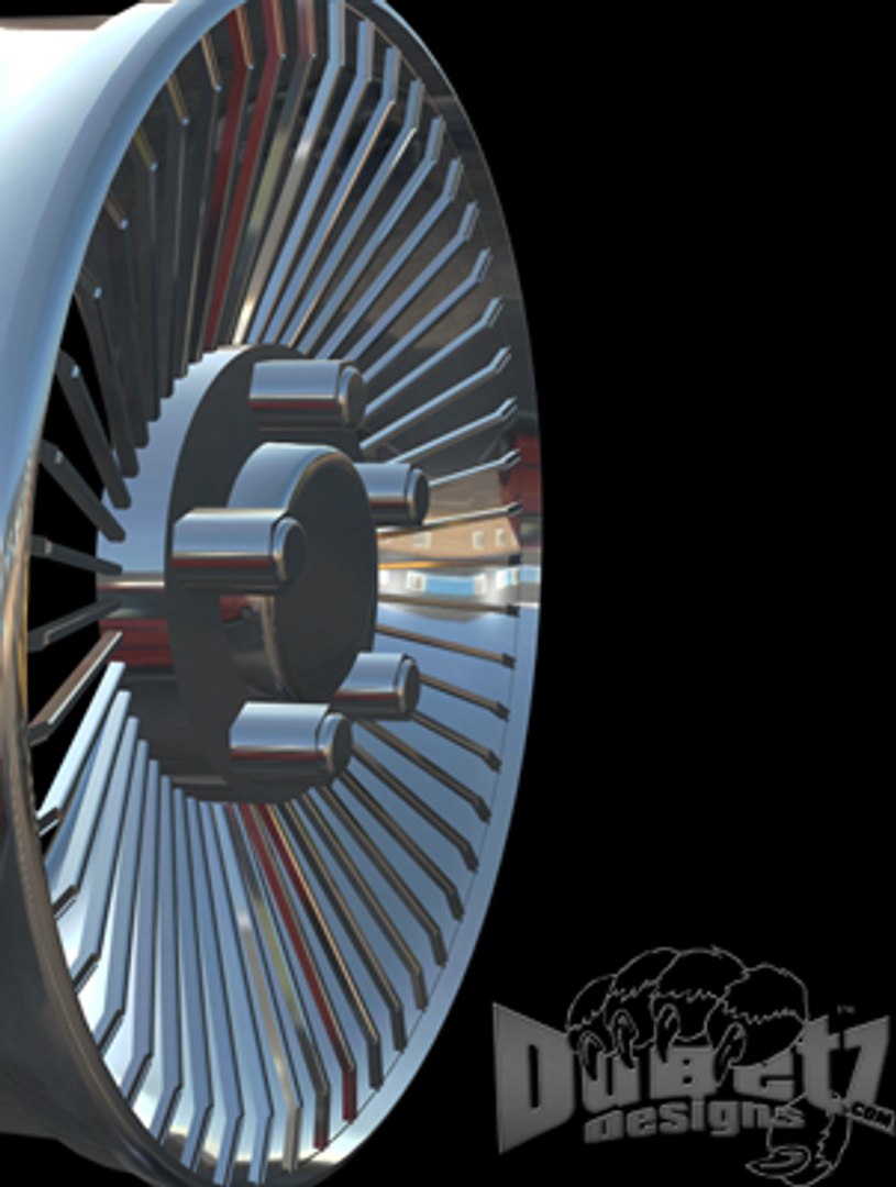 fwd wheels designs spoke 3d model