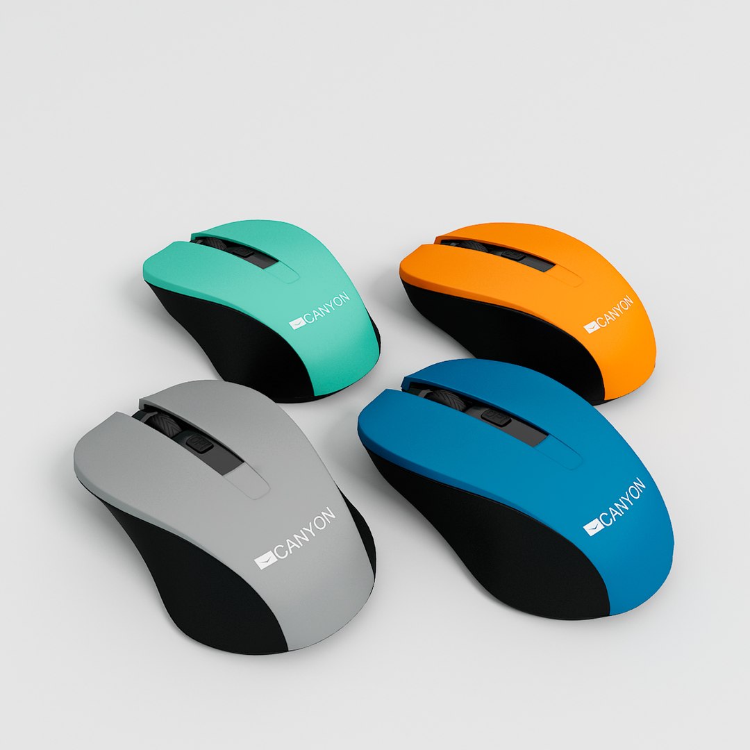 3d Canyon Cne-cmsw1 Computer Mouse Model