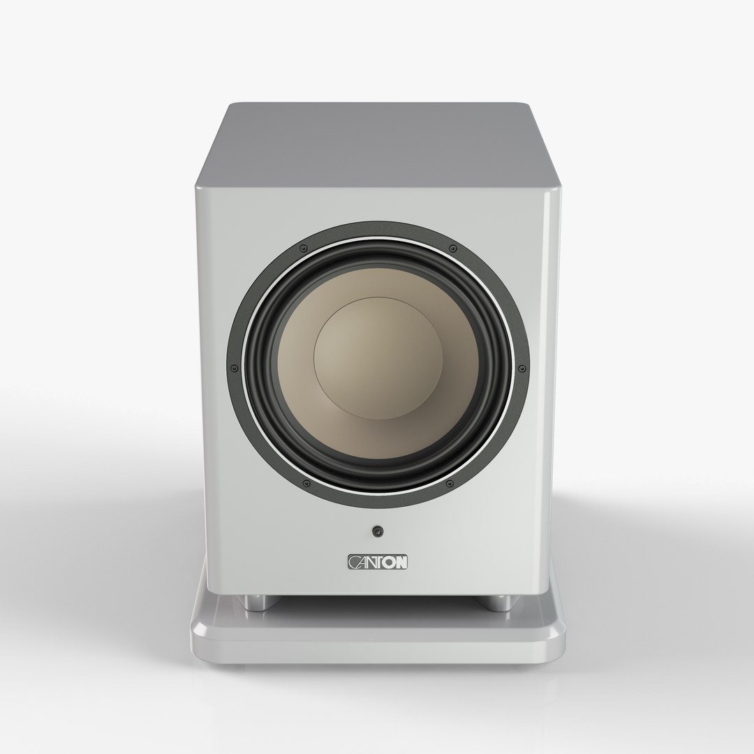Canton Reference Sub 50K Piano Gloss White Model - TurboSquid 2114143