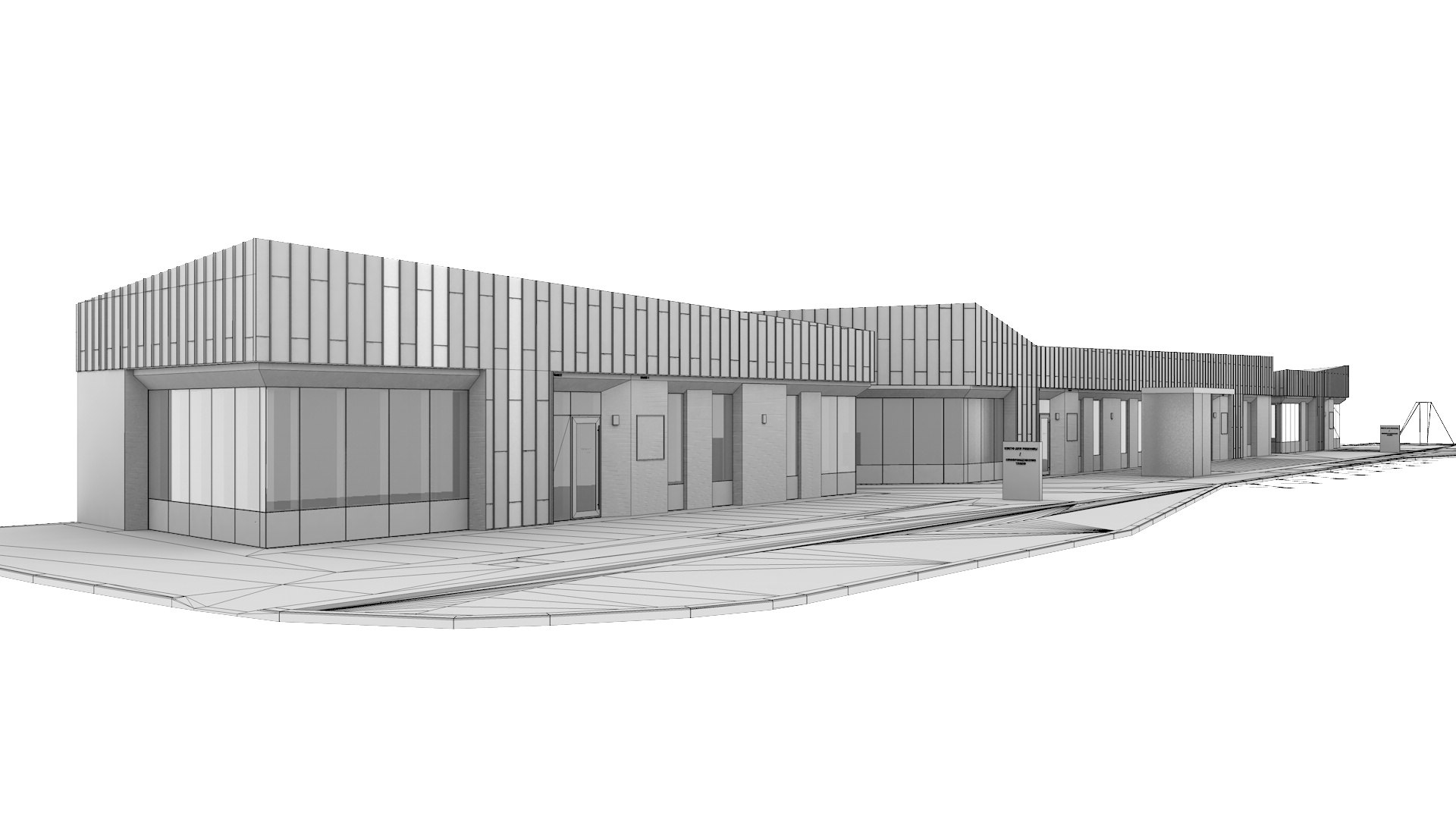 3D Urban Store Complex - TurboSquid 1755677