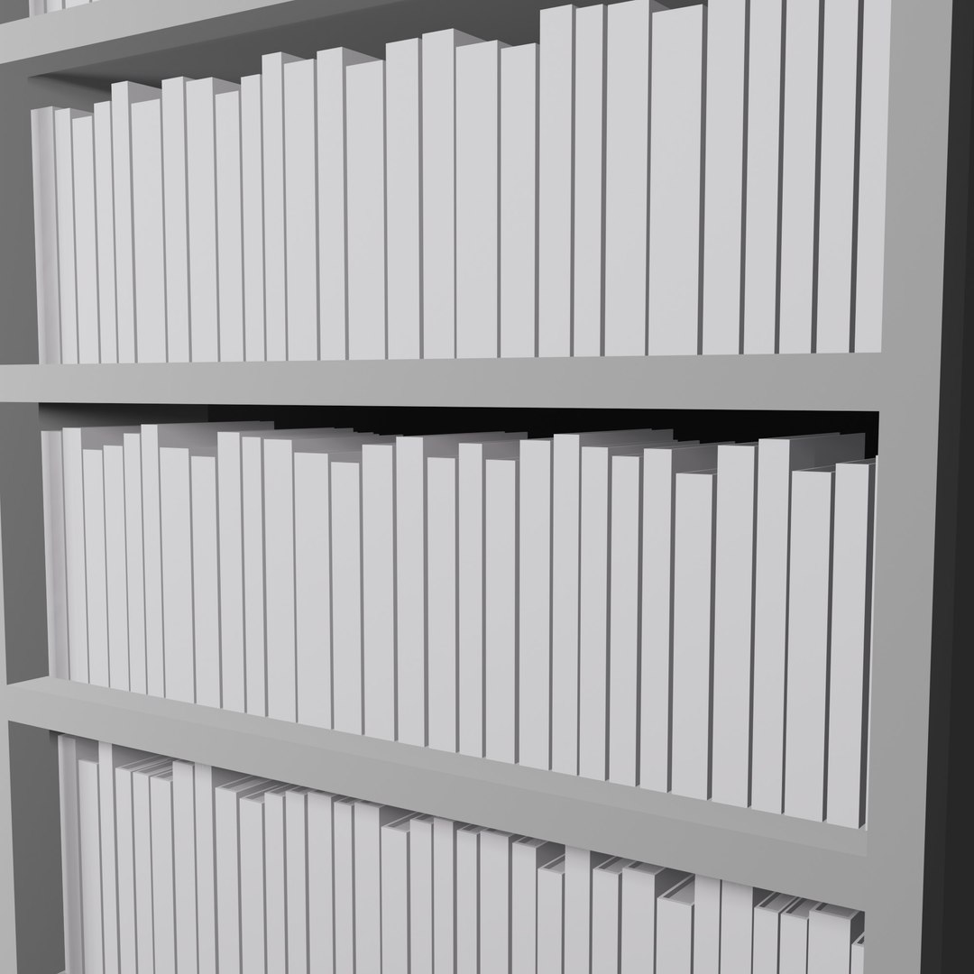 3D Model Rak Buku - TurboSquid 1815776