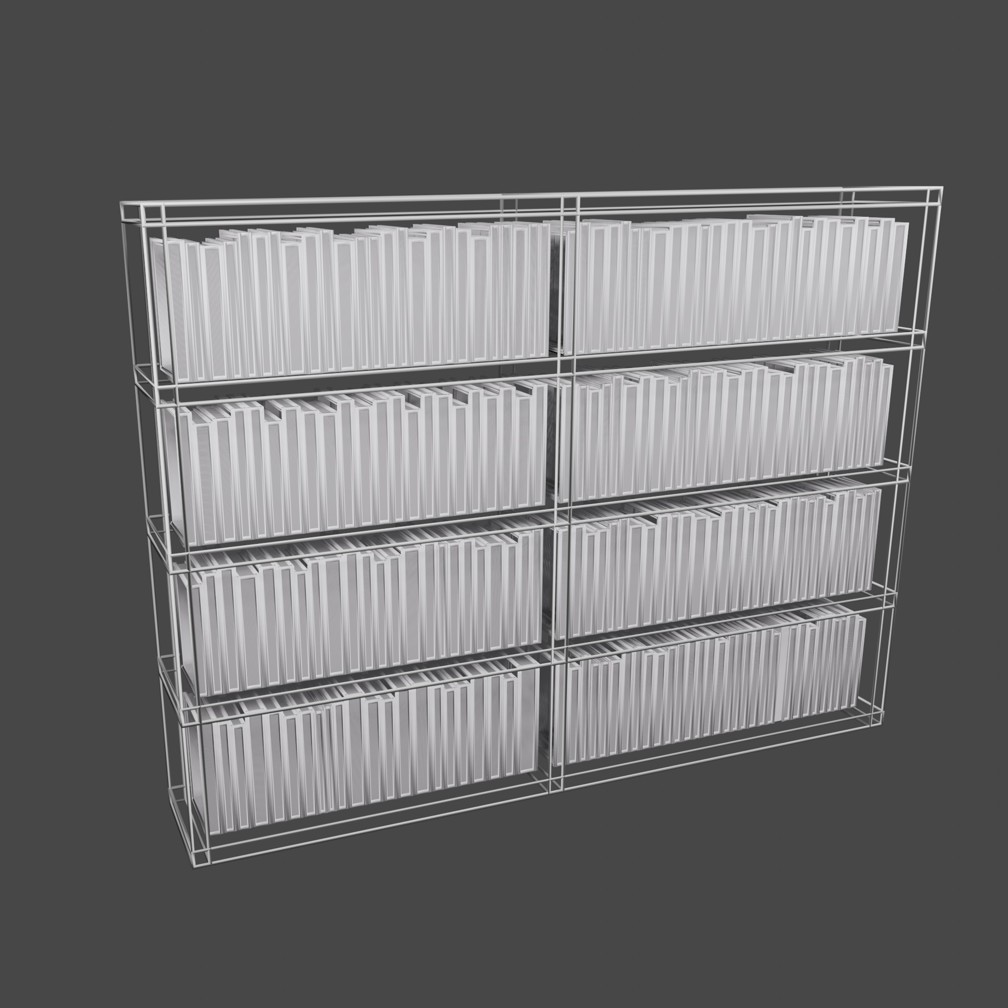 modelo 3d rak buku - TurboSquid 1815776